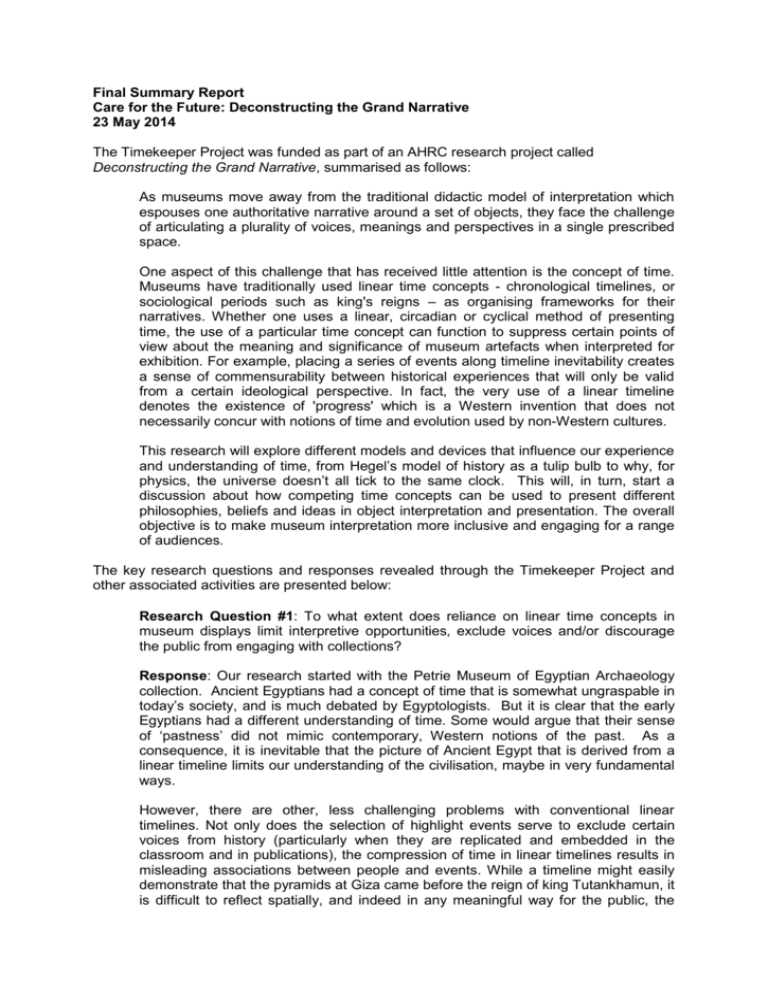 End Of Project Report