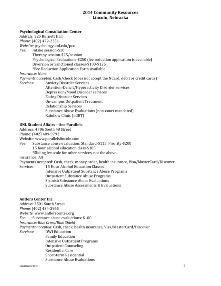 Treatment Programs In Lincoln Nebraska Treatment Programs In Lincoln Nebraska