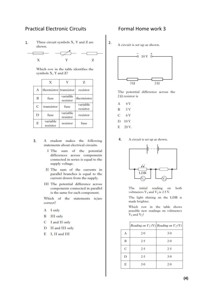 Electronic Circuits 3