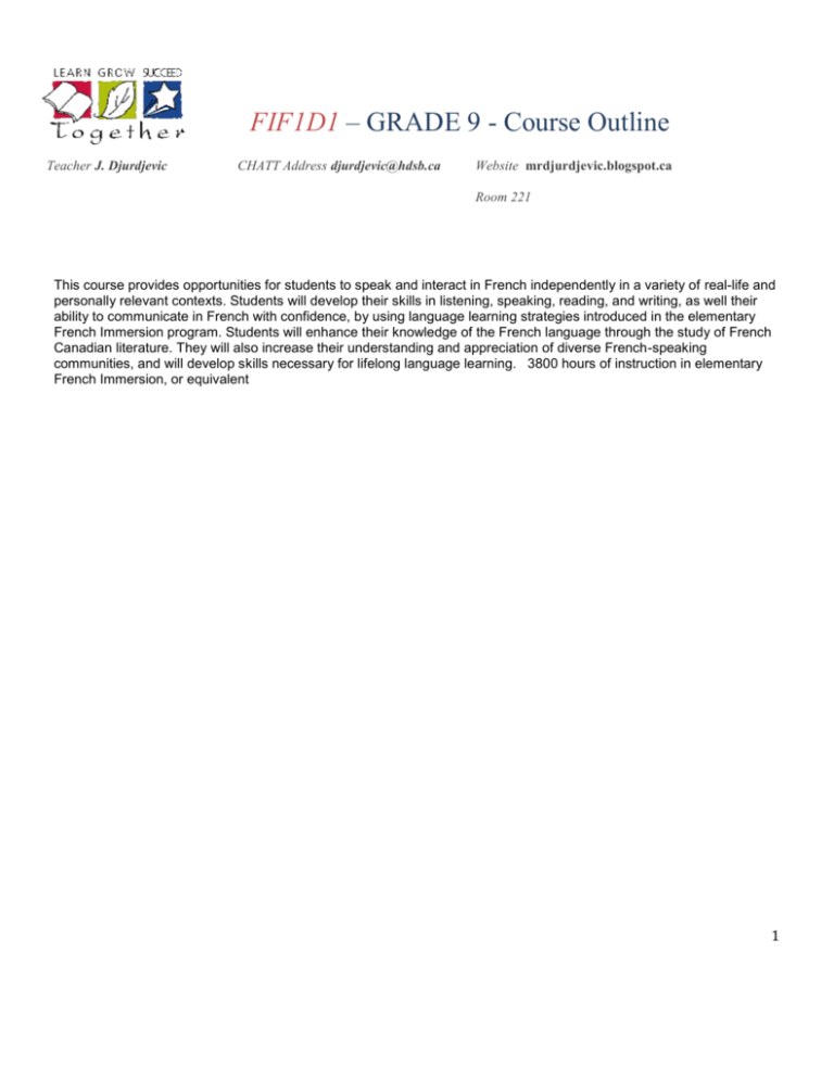 Unit Outlines