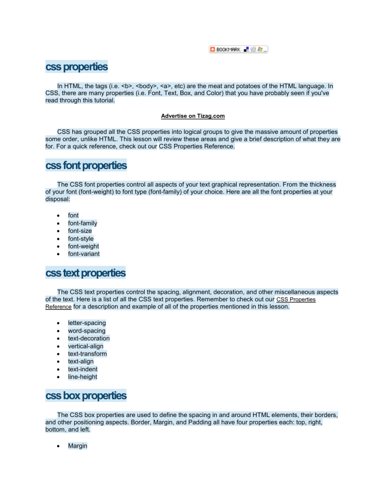 CSS Property