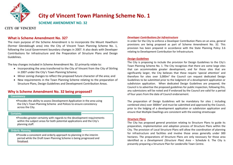 What Is Scheme Amendment No 32 