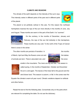 class 7 Elements of Weather and Climate