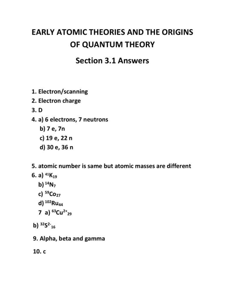 Section 3 1 Answers Section 3 1 Answers