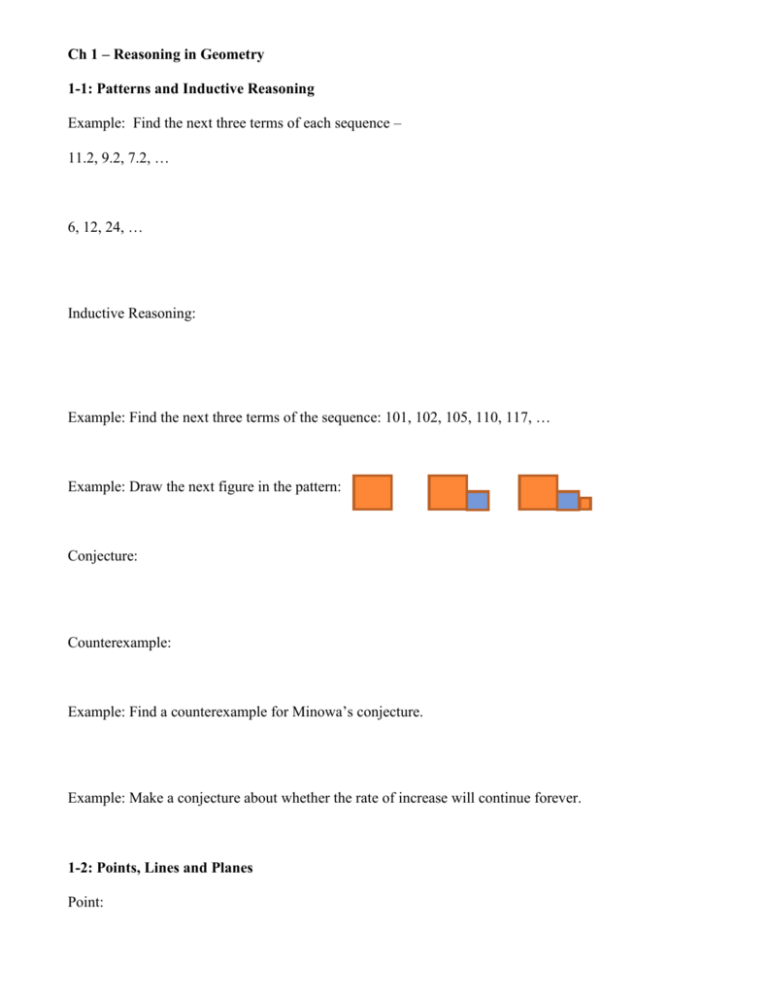 Example Find The Next Three Terms Of Each Sequence