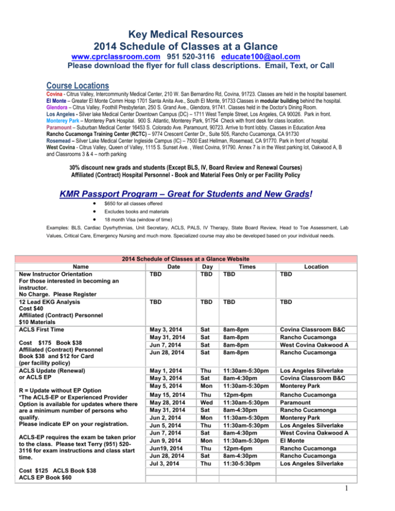 Key Medical Resources, Inc