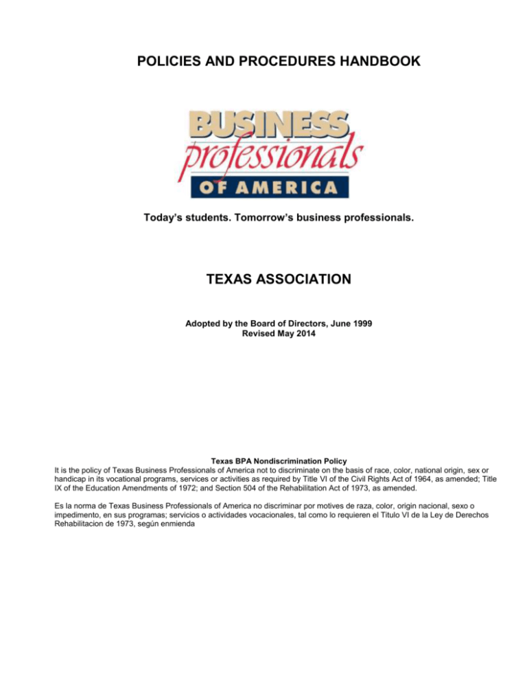 Business Professionals of America Texas Association