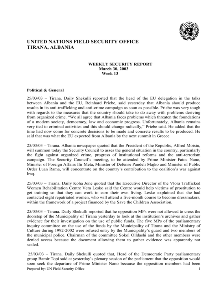 Weekly Security Report
