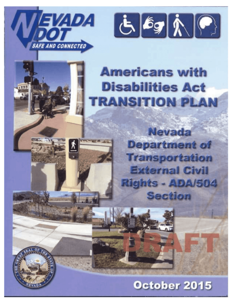 Nevada DOT ADA Transition Plan (2015)