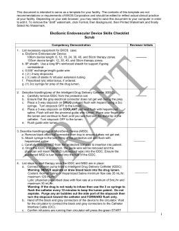 EKOS Physician Orders