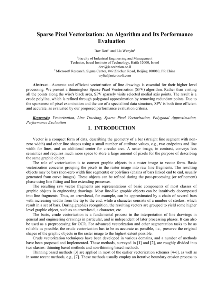 Sparse Pixel Vectorization An Algorithm And Its Performance