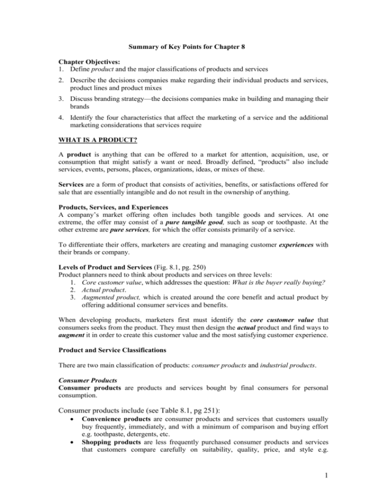 Summary Of Key Points For Chapter 5 Summary Of Key Points For Chapter 5