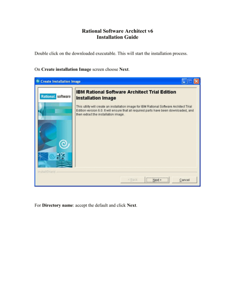IBM Rational Software Architect V6