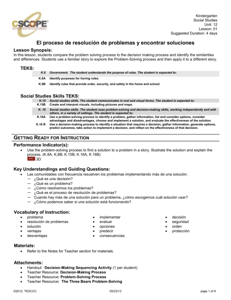 Our Classroom Community Problems: How Do We Solve Them?