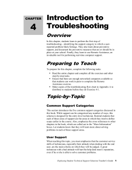 The Six-Step A+ Troubleshooting Process