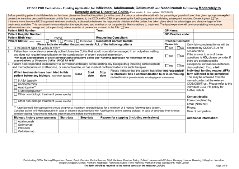 Ulcerative colitis-moderately and severely active