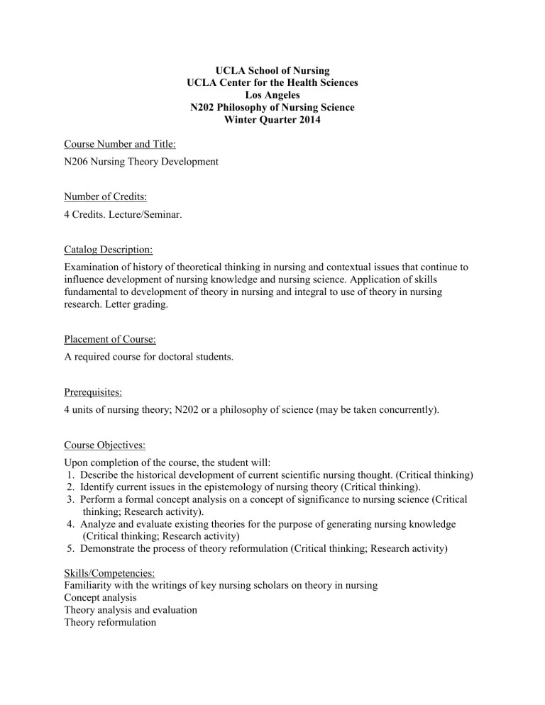 Class Schedule - UCLA