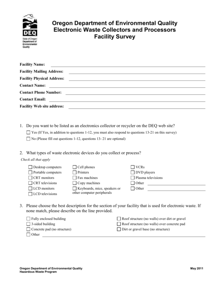 Questions To Ask E Waste Collectors Processors Questions To Ask E Waste Collectors Processors