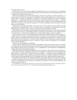 PTA Resolution Example - American Library Association