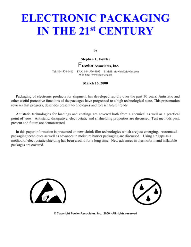 ELECTRONIC PACKAGING