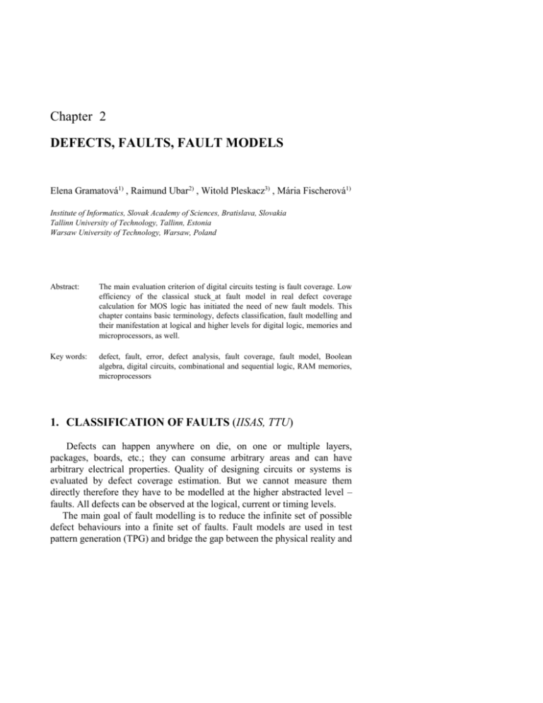 3. Defect Modelling (WUT)