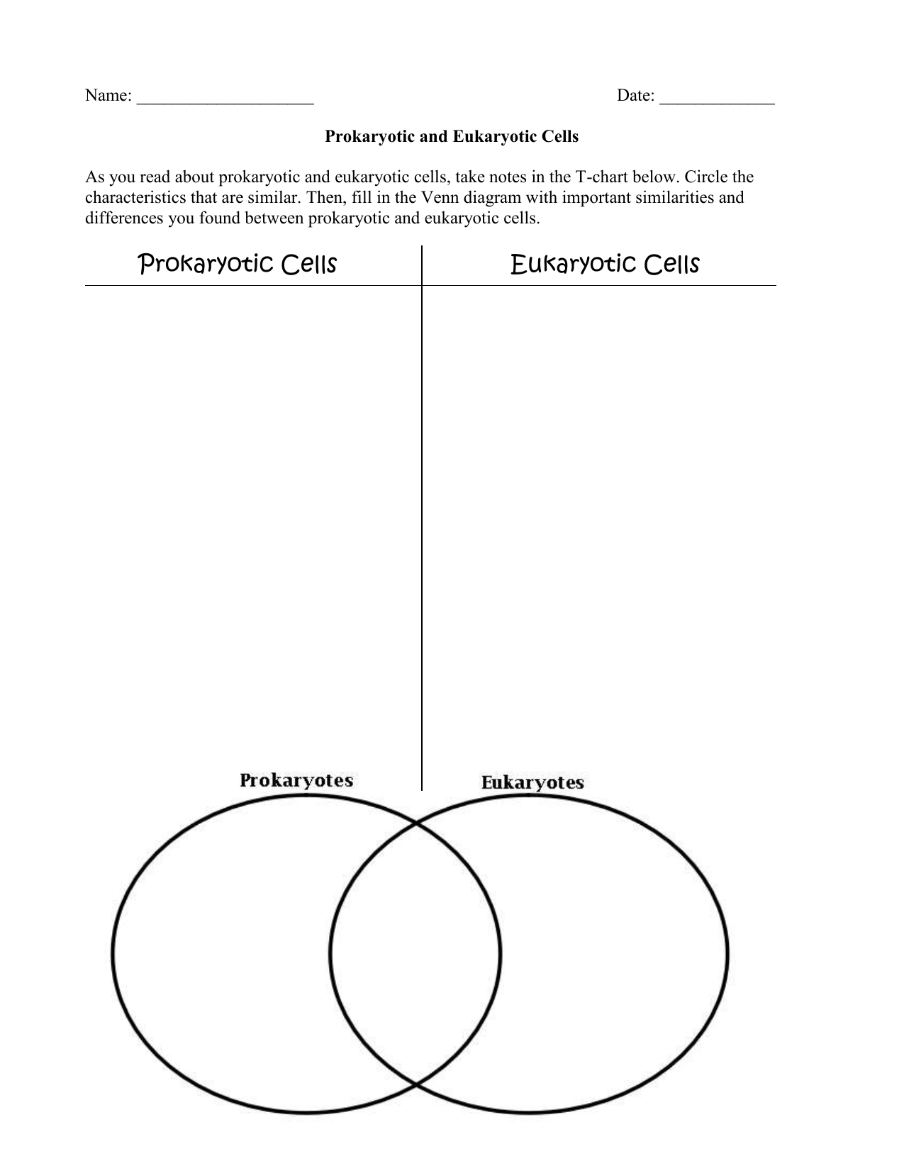 Prokaryotic Vs Eukaryotic Venn Diagram General Wiring Diagram Prokaryotic Vs Eukaryotic Venn Diagram General Wiring Diagram
