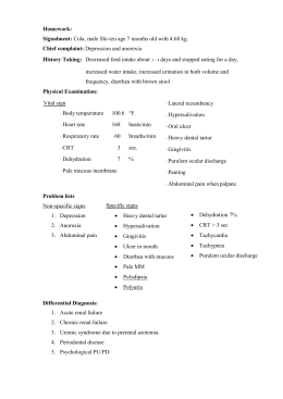 Electrolyte Replacement Protocol