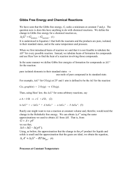 Gibbs Free Energy Practice Problems