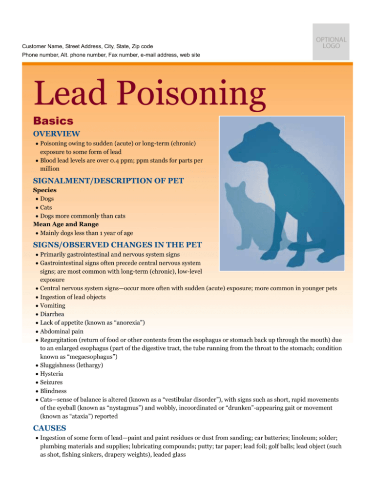 Lead poisoning