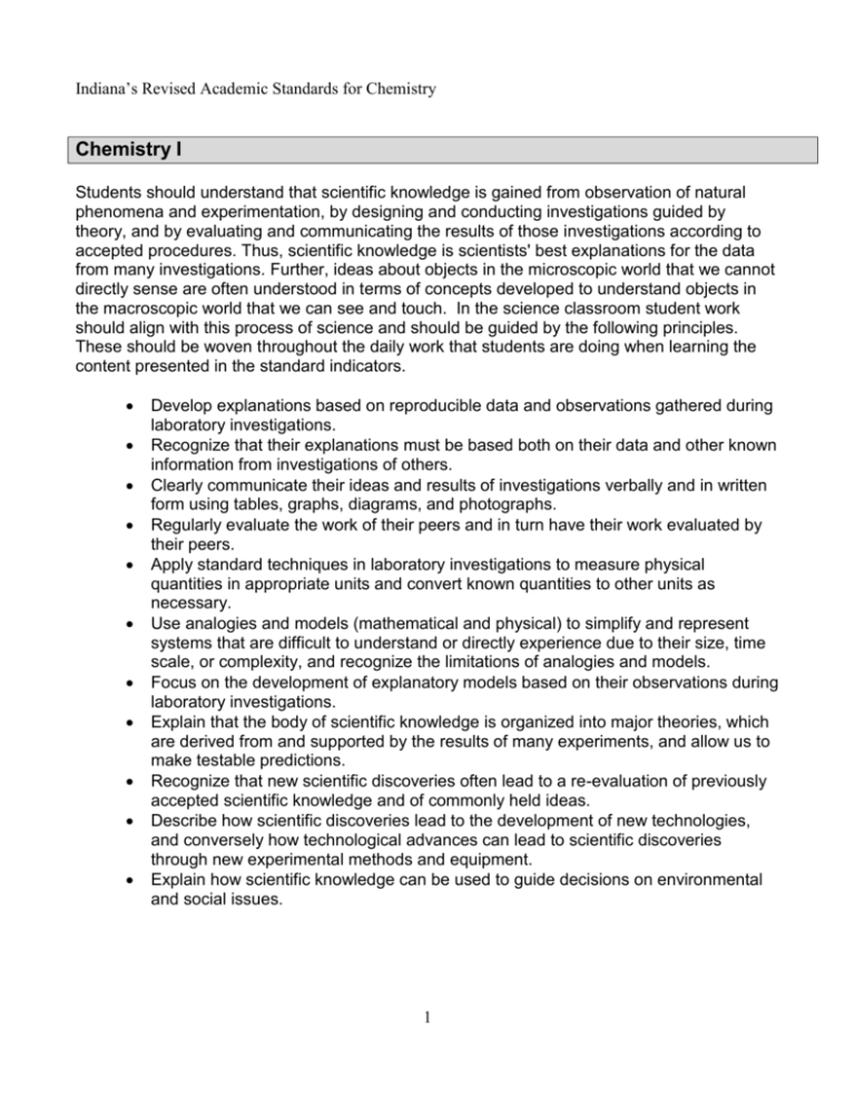 Changes to Core Standards