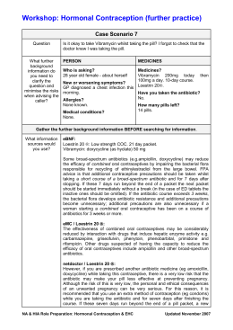 CONTRACEPTION notes