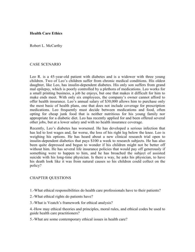 Health Care Ethics