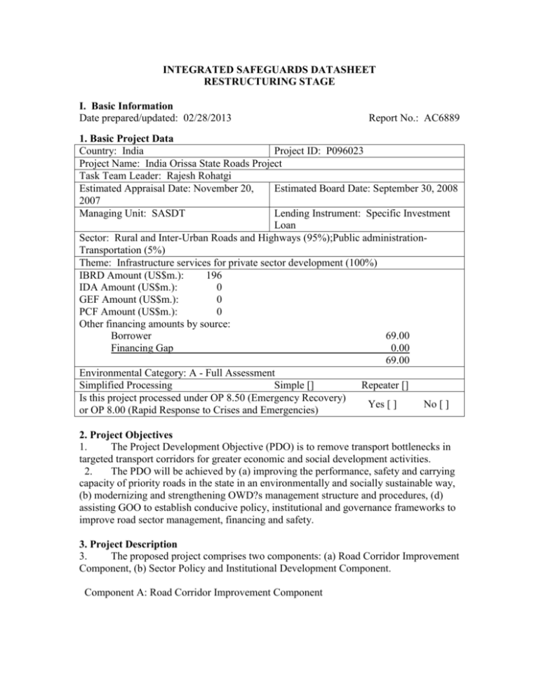 integrated safeguards datasheet - Documents & Reports