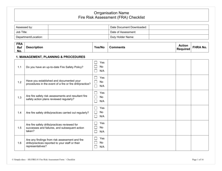 Fire Safety Checklist Ubicaciondepersonas cdmx gob mx