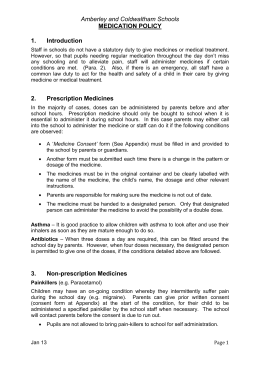 Administering medication Risk Assessment