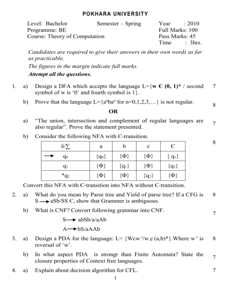 Theory Of Computation