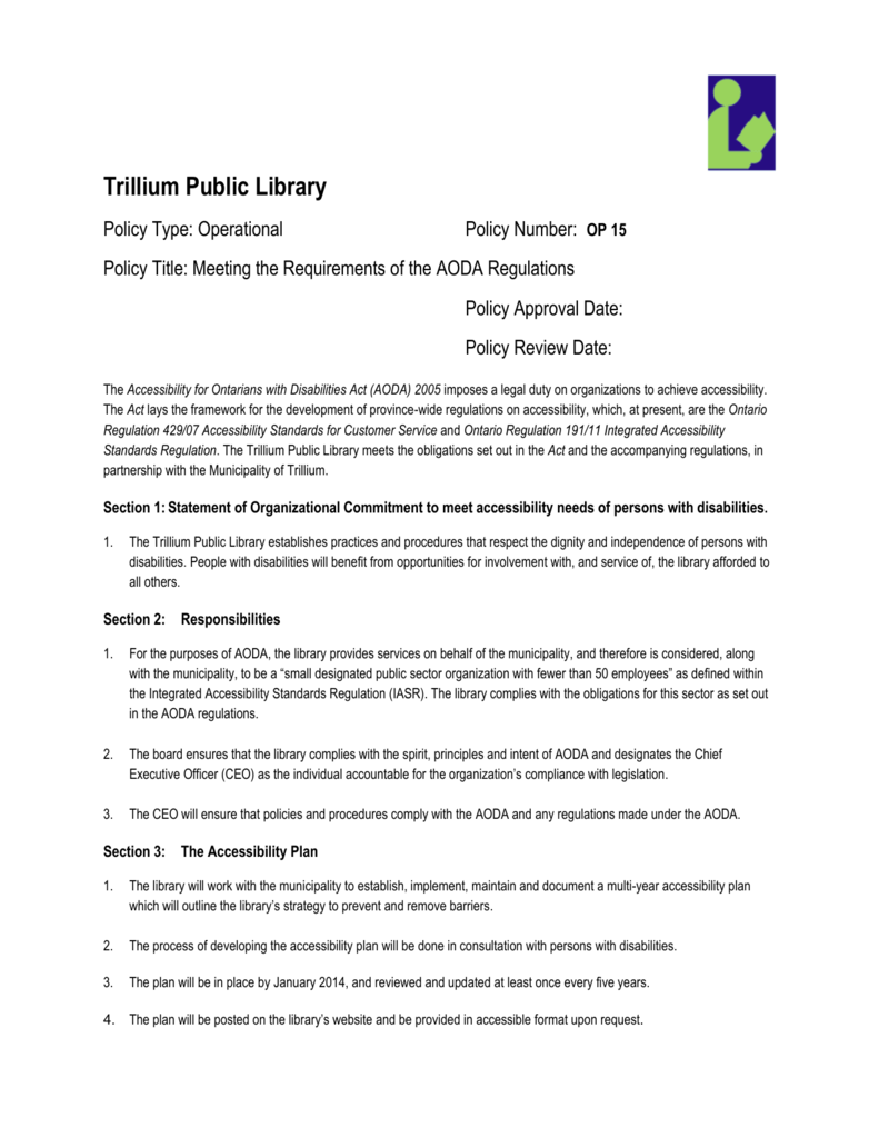Policy Sample Format Master Of Template Document