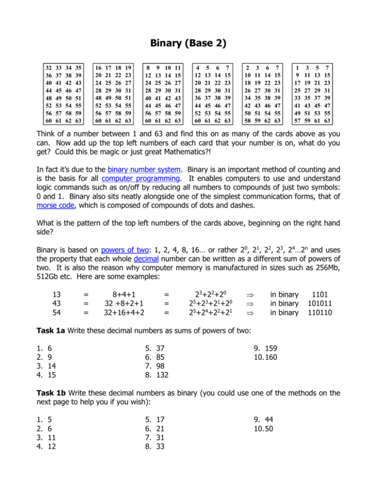 Binary Colmanweb