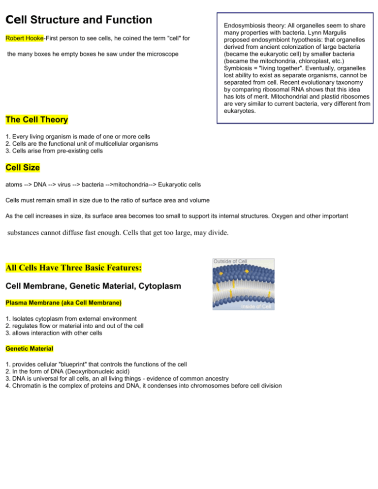 Cell Notes