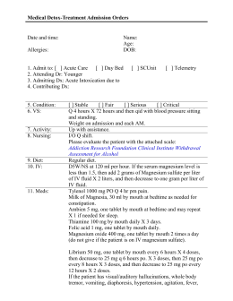 Clinical Institute Withdrawal Assessment for Alcohol