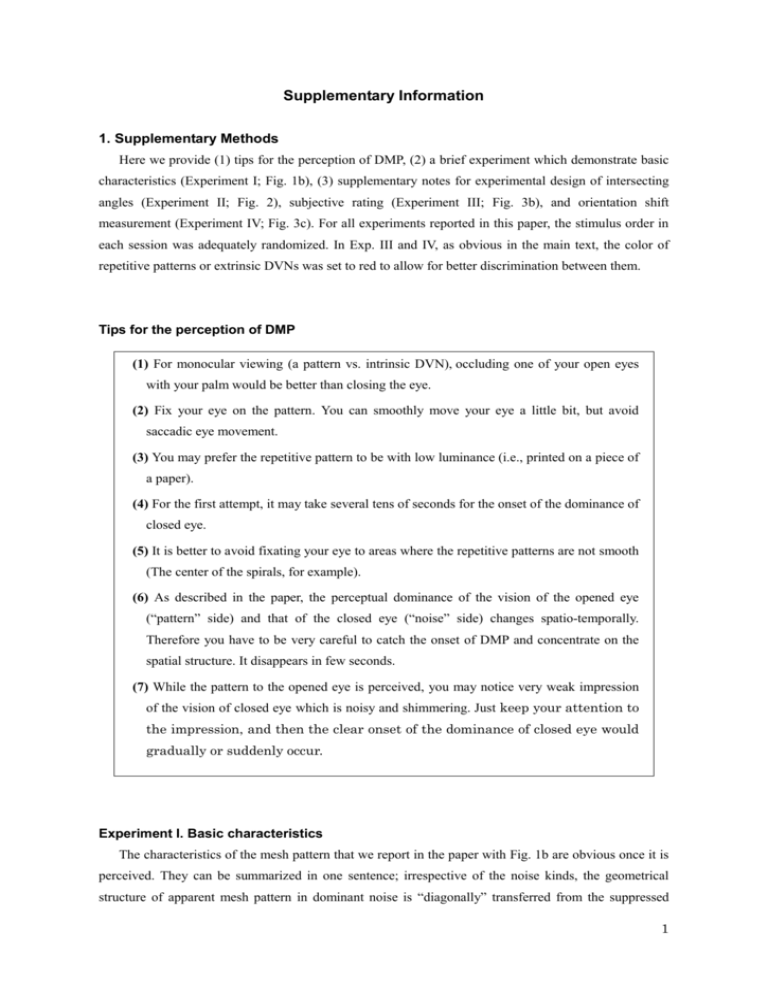Supplementary Information