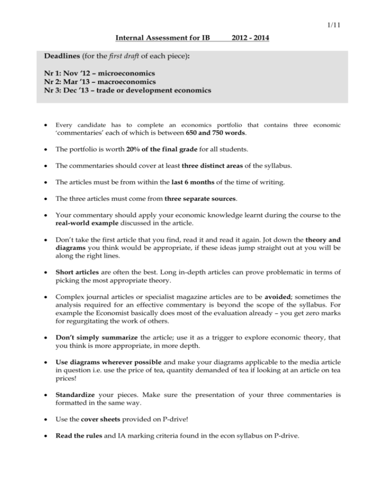 Economics Internal Assessment The Good The Bad And The Economics Internal Assessment The Good The Bad And The