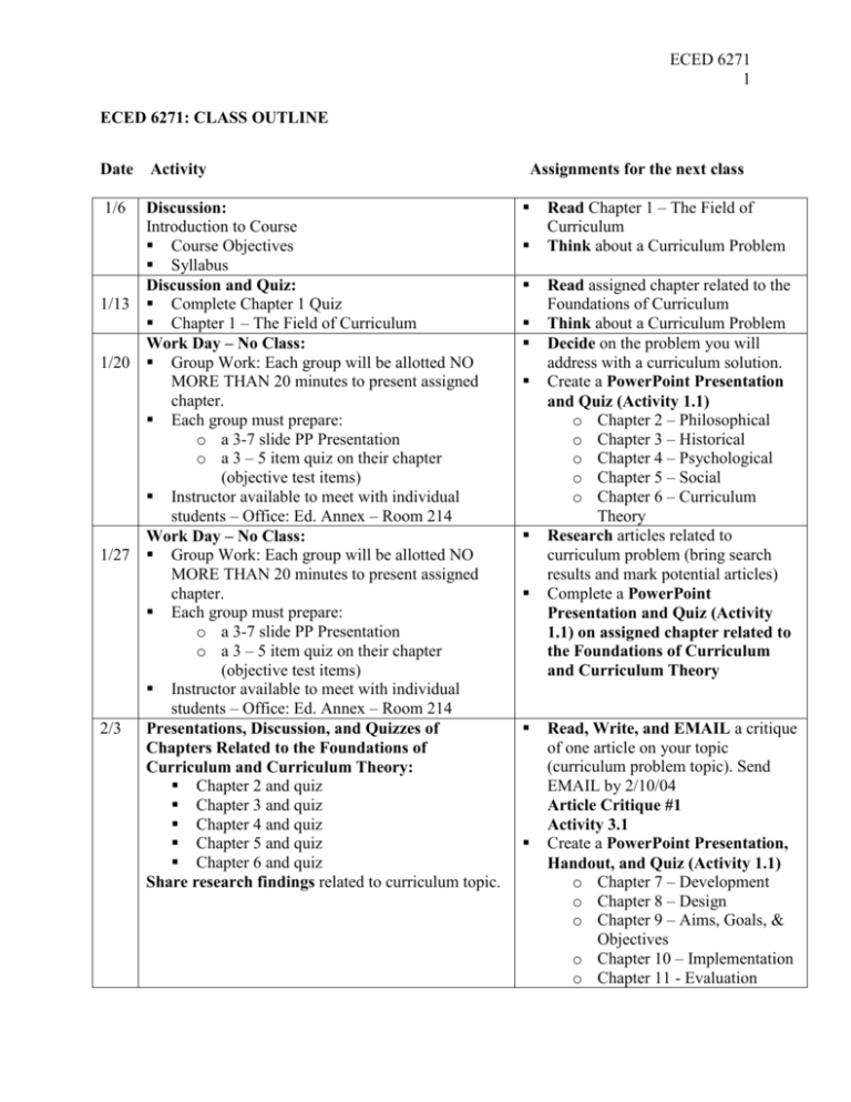 eced 6271: class outline