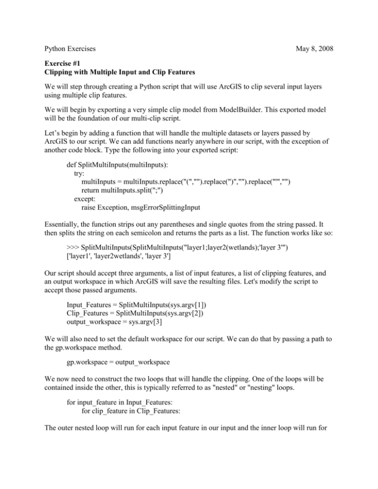 Python Exercises