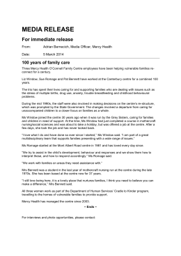 Dr. Joanne Duffy's Quality Caring Model