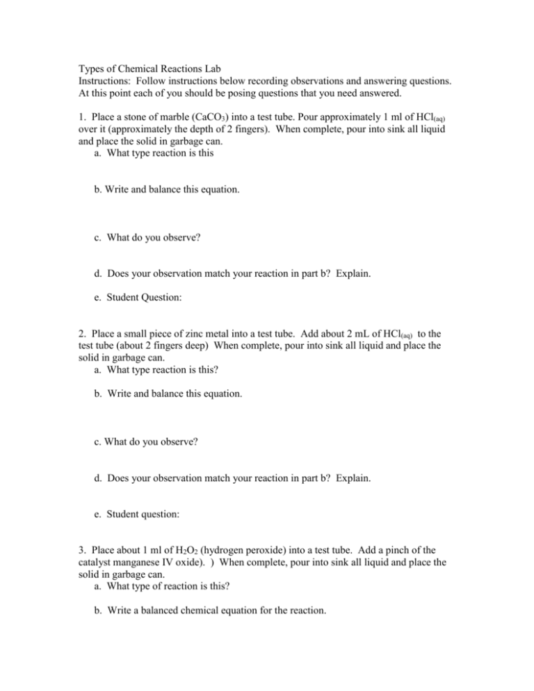 File Types Of Chemical Reactions Lab File Types Of Chemical Reactions Lab