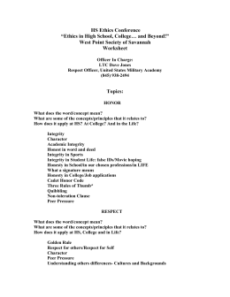 Navy Core Values Presentation