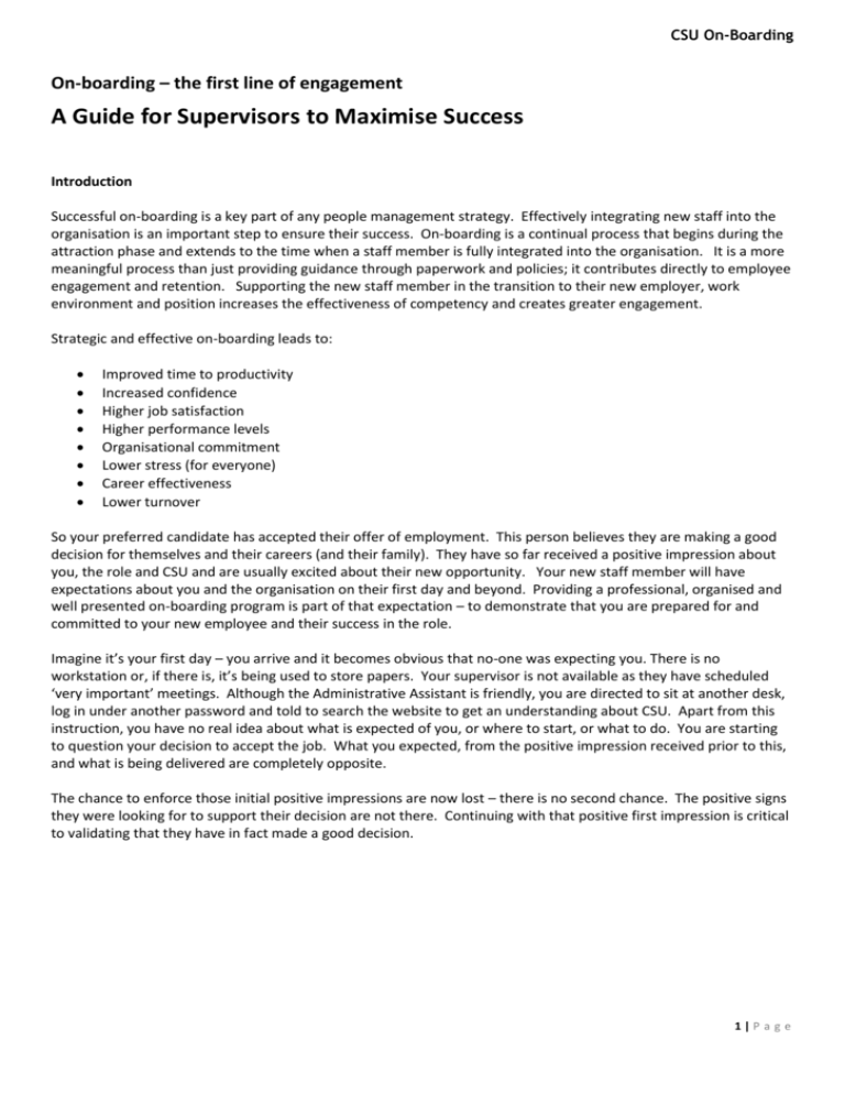 Checklist 1 Plan For Physical Needs And Notify Start Date