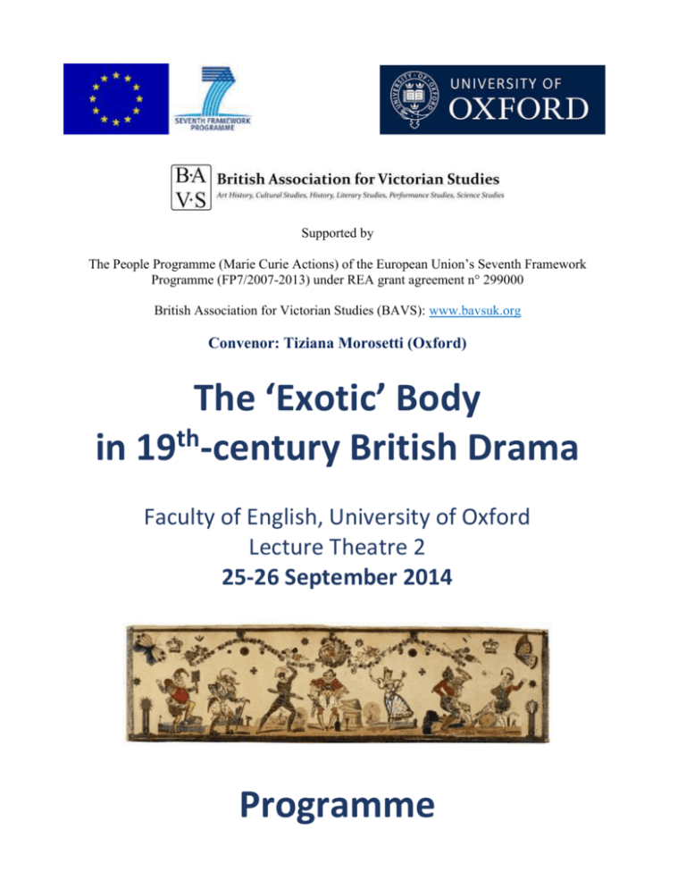 Conference Programme English At Oxford Conference Programme English At Oxford