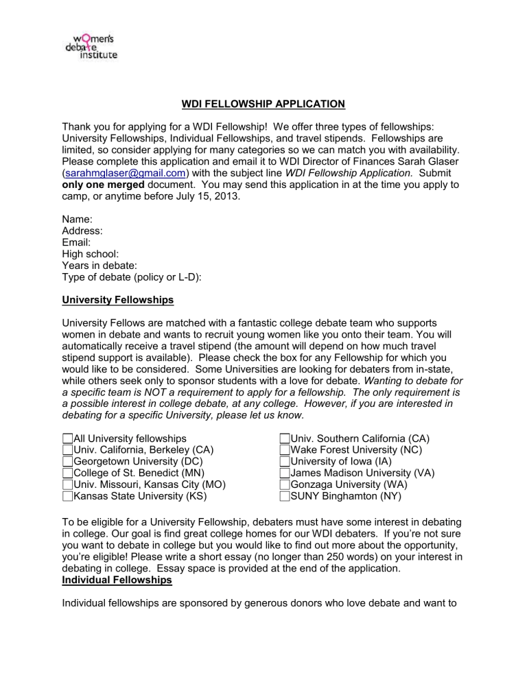 WDI fellowship application1